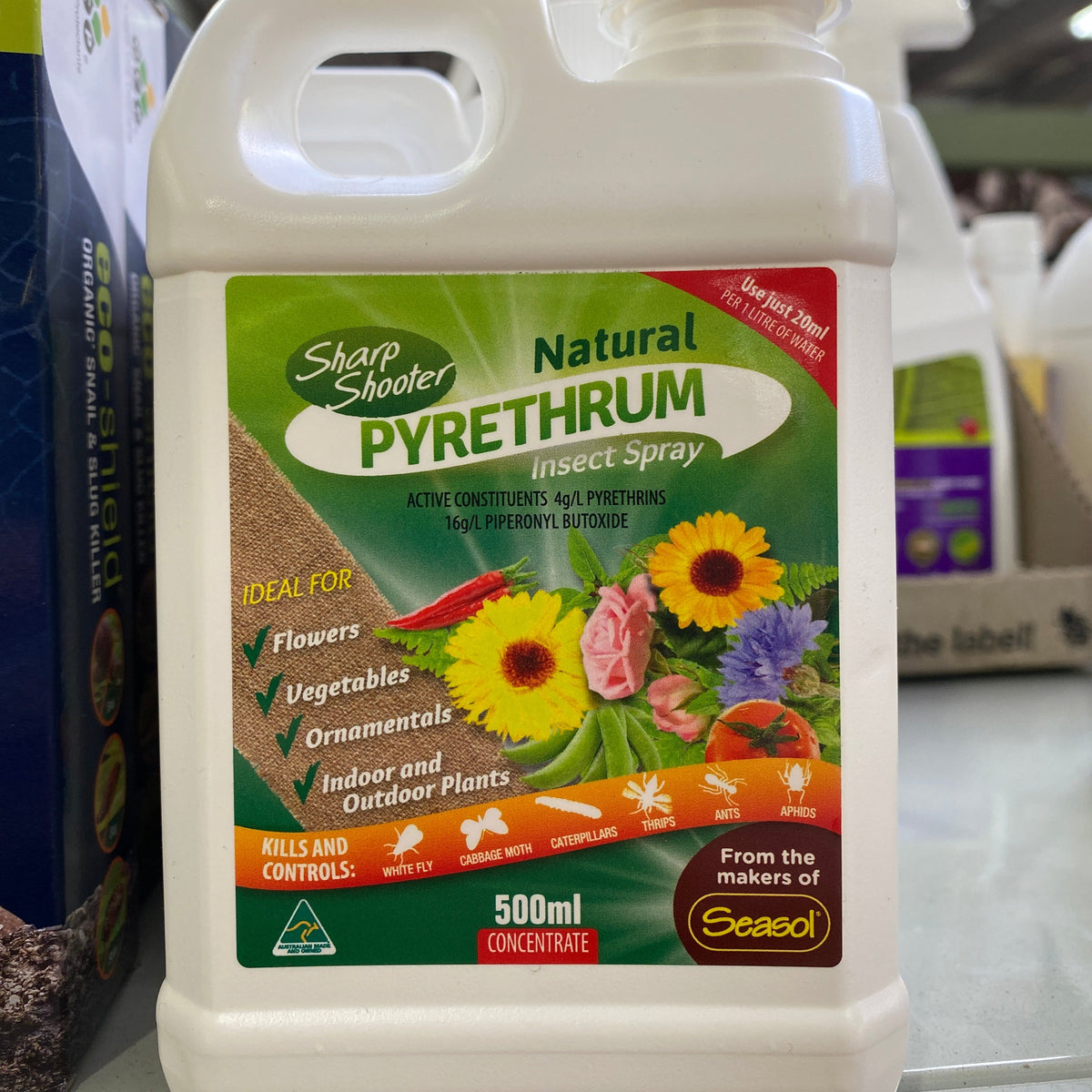 Sharp Shooter Pyrethrum Insect Spray Concentrate 500ml – Bulleen Art ...