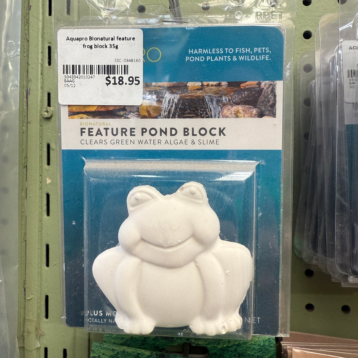 Aqua Pro Bionatural feature frog block 35g – Bulleen Art and Garden