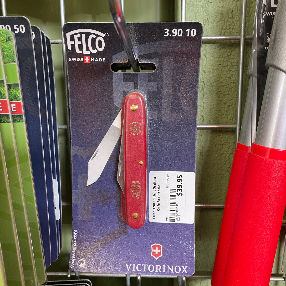 Felco 3.90 10 Light Grafting Knife Red Handle – Bulleen Art and Garden