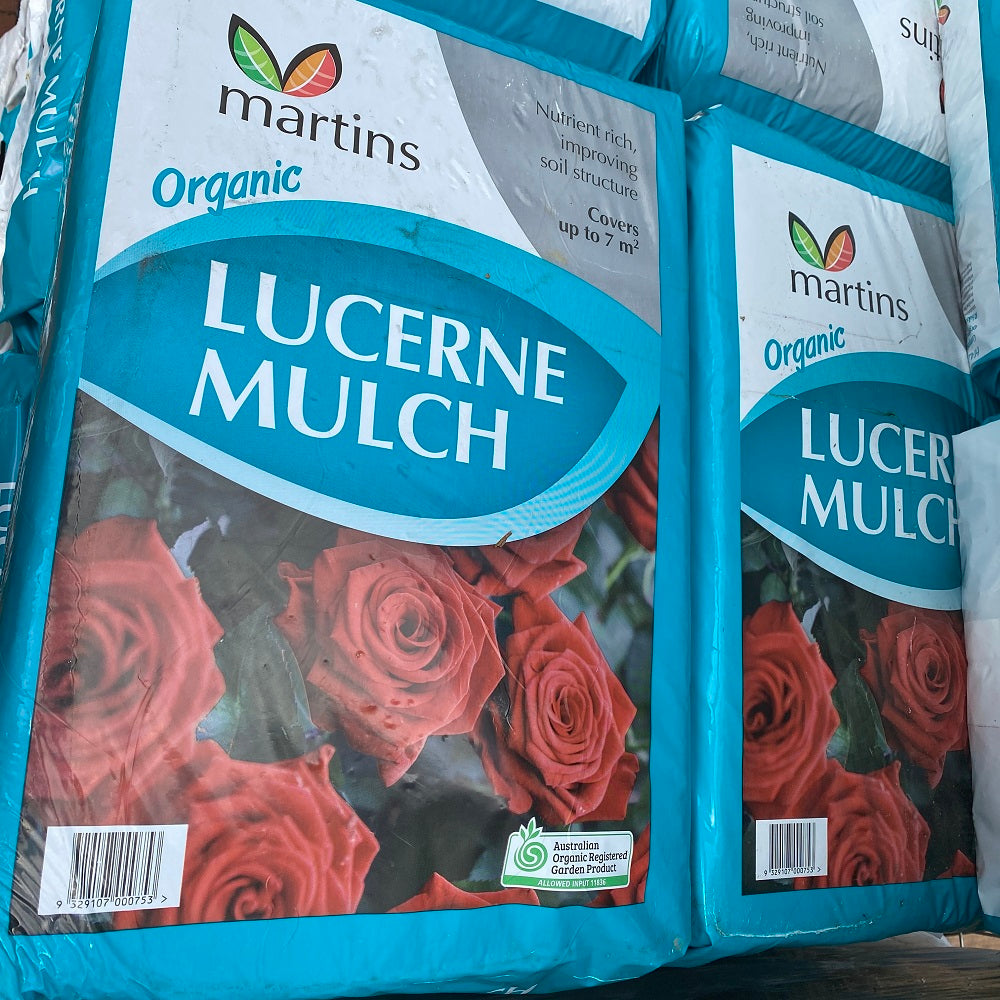 Grow Better Lucerne Mulch - Martins AO CERT – Bulleen Art and Garden