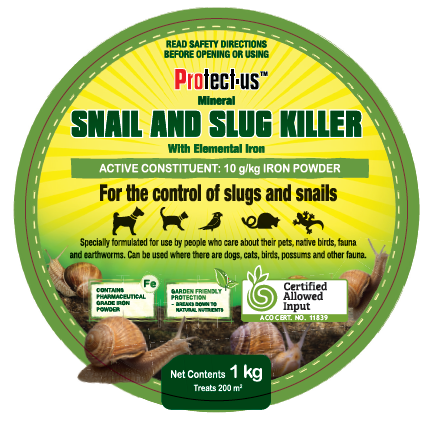 Protect-us Mineral Snail and Slug Killer 1kg – Bulleen Art and Garden