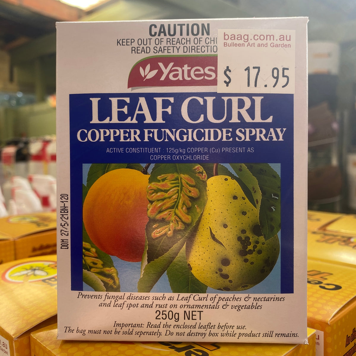 Yates Leaf Curl Copper Fungicide Spray 250g – Bulleen Art and Garden