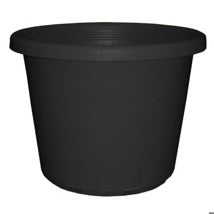 Plastic Slimline Pot 400mm Black – Bulleen Art and Garden